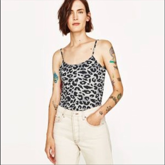 Zara | Tops | Zara Leopard Print Bodysuit | Poshmark